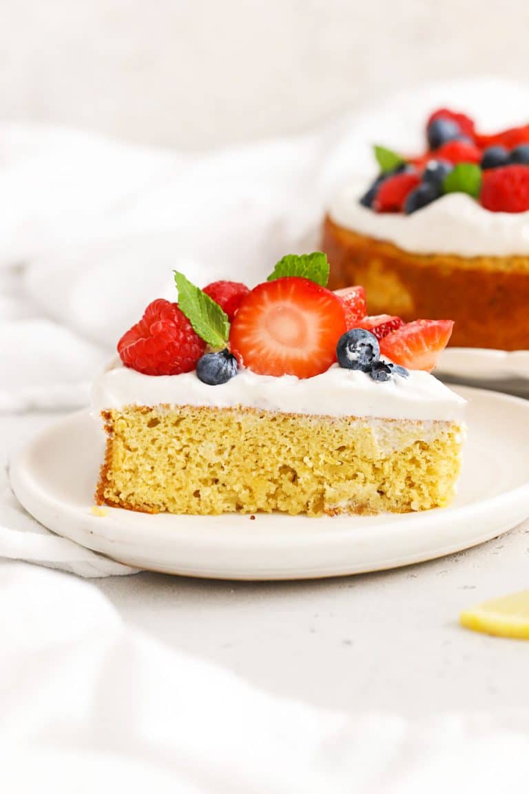 Fluffy Almond Flour Lemon Cake (Gluten-Free & Paleo!)