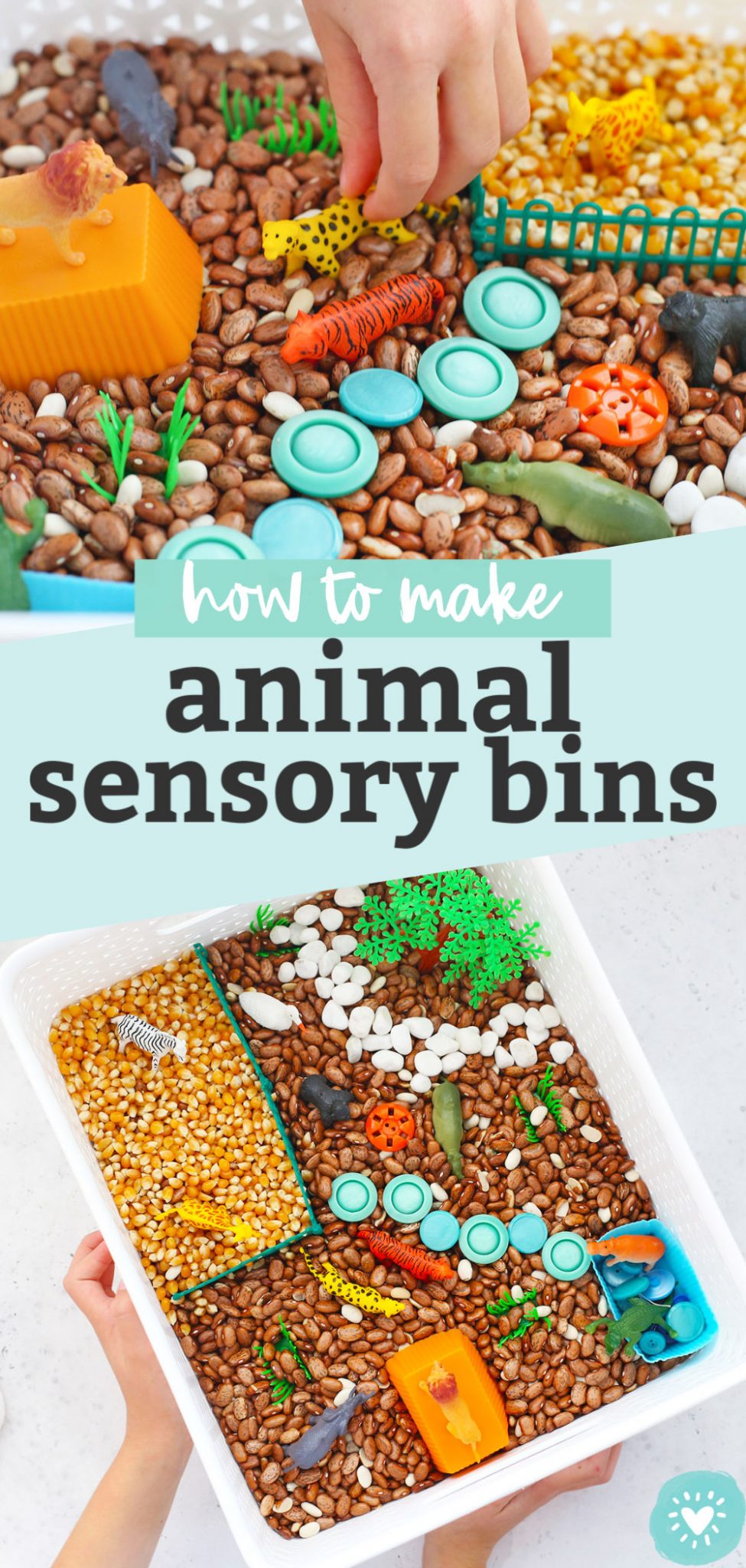 How to Make an Animal Sensory Bin • One Lovely Life
