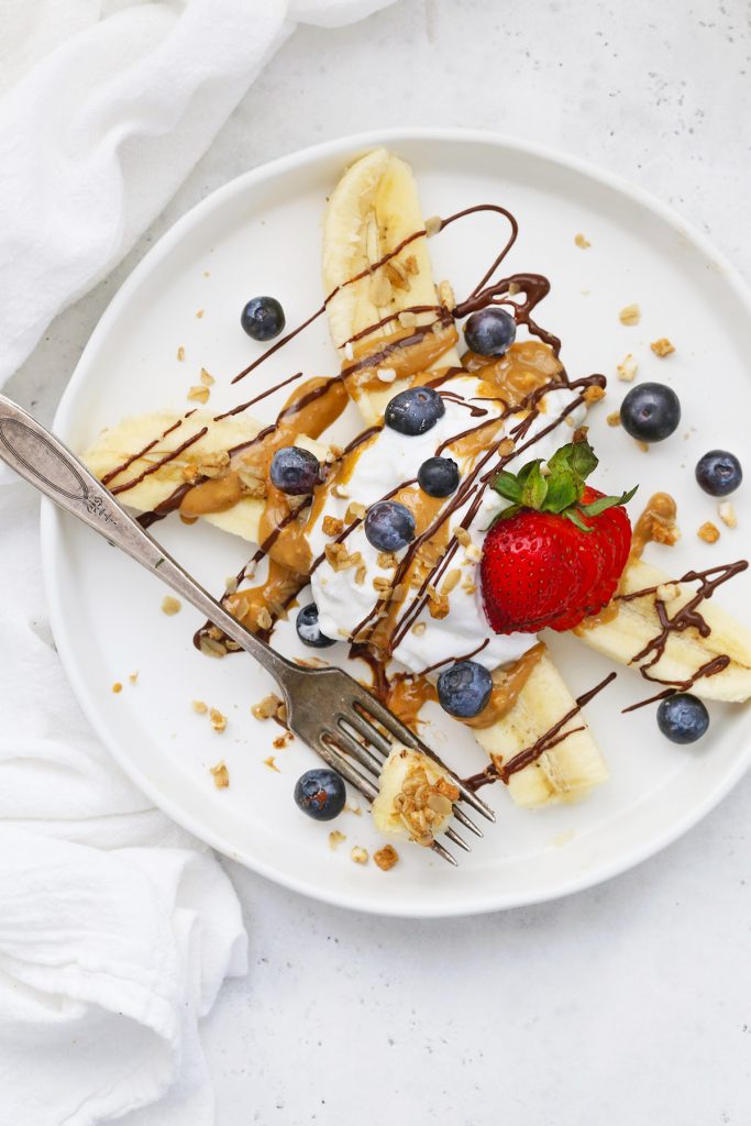 Healthy Banana Splits (Vegan + Paleo) • One Lovely Life