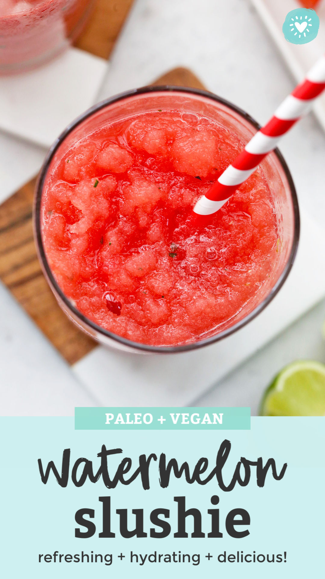 The BEST Watermelon Slushie (Paleo, Vegan) • One Lovely Life