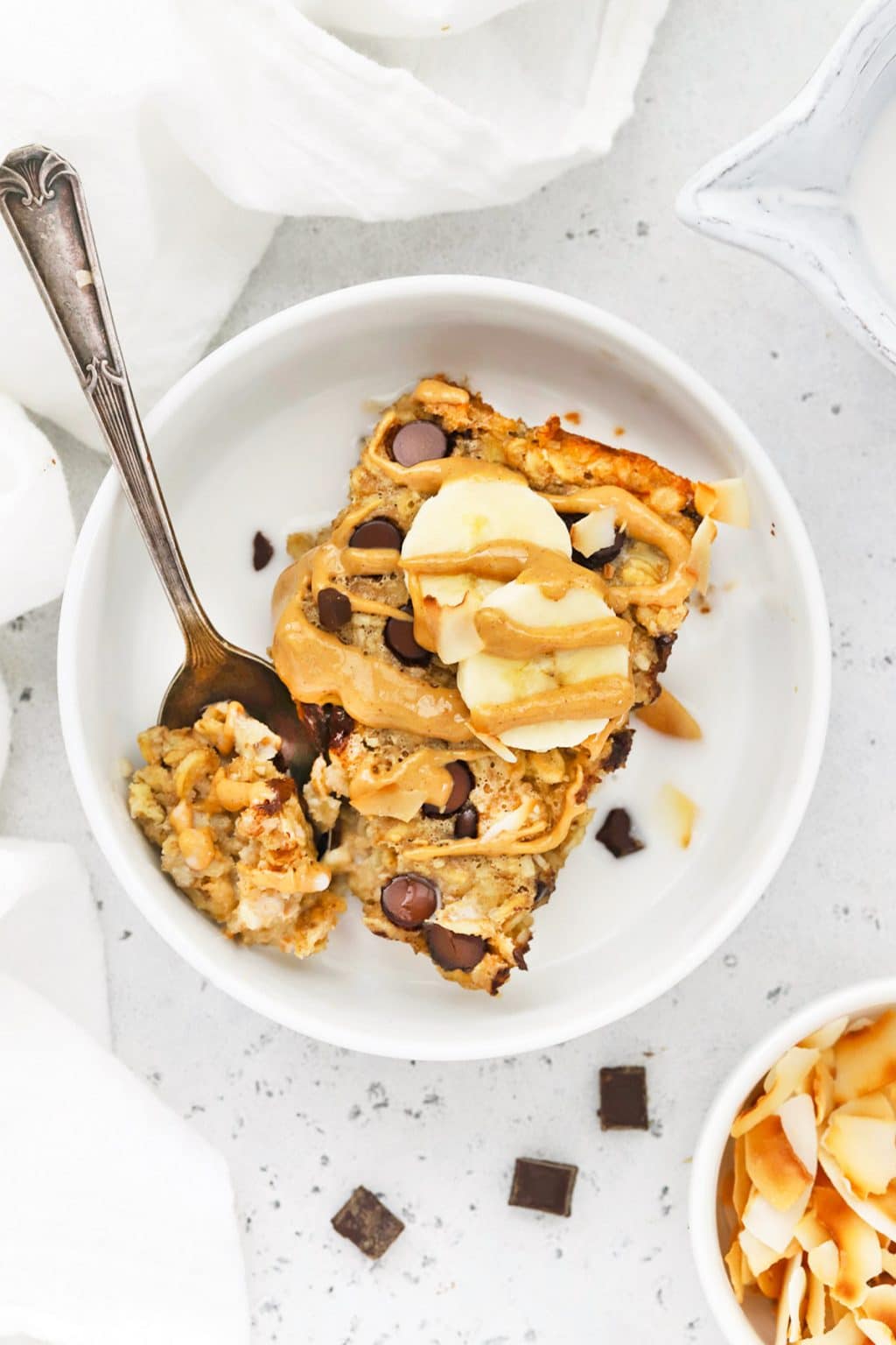 Chunky Monkey Baked Oatmeal (Gluten-Free & Vegan-Friendly!)