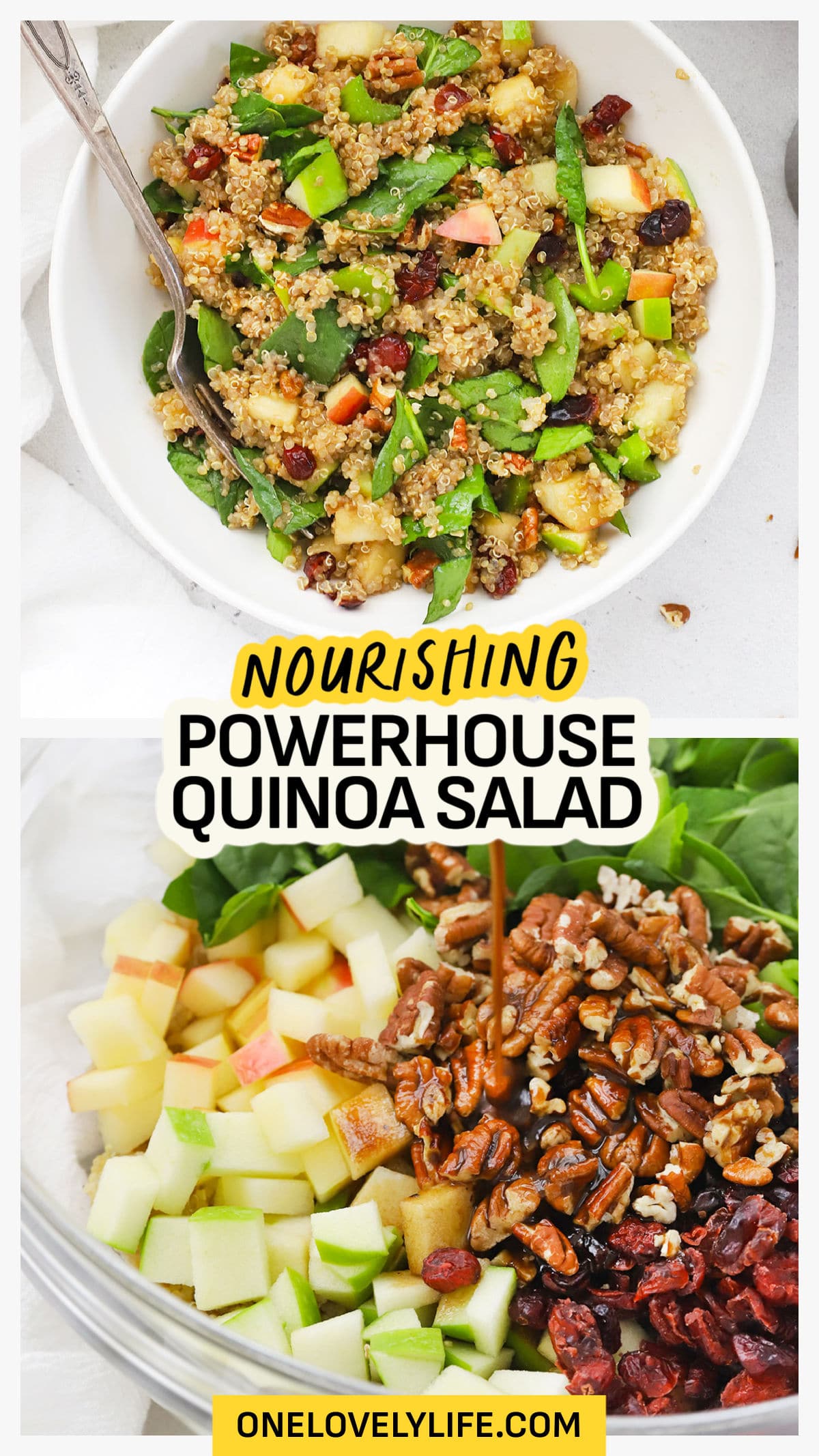 Healthy Powerhouse Quinoa Salad (Easy Meal Prep Lunch!)