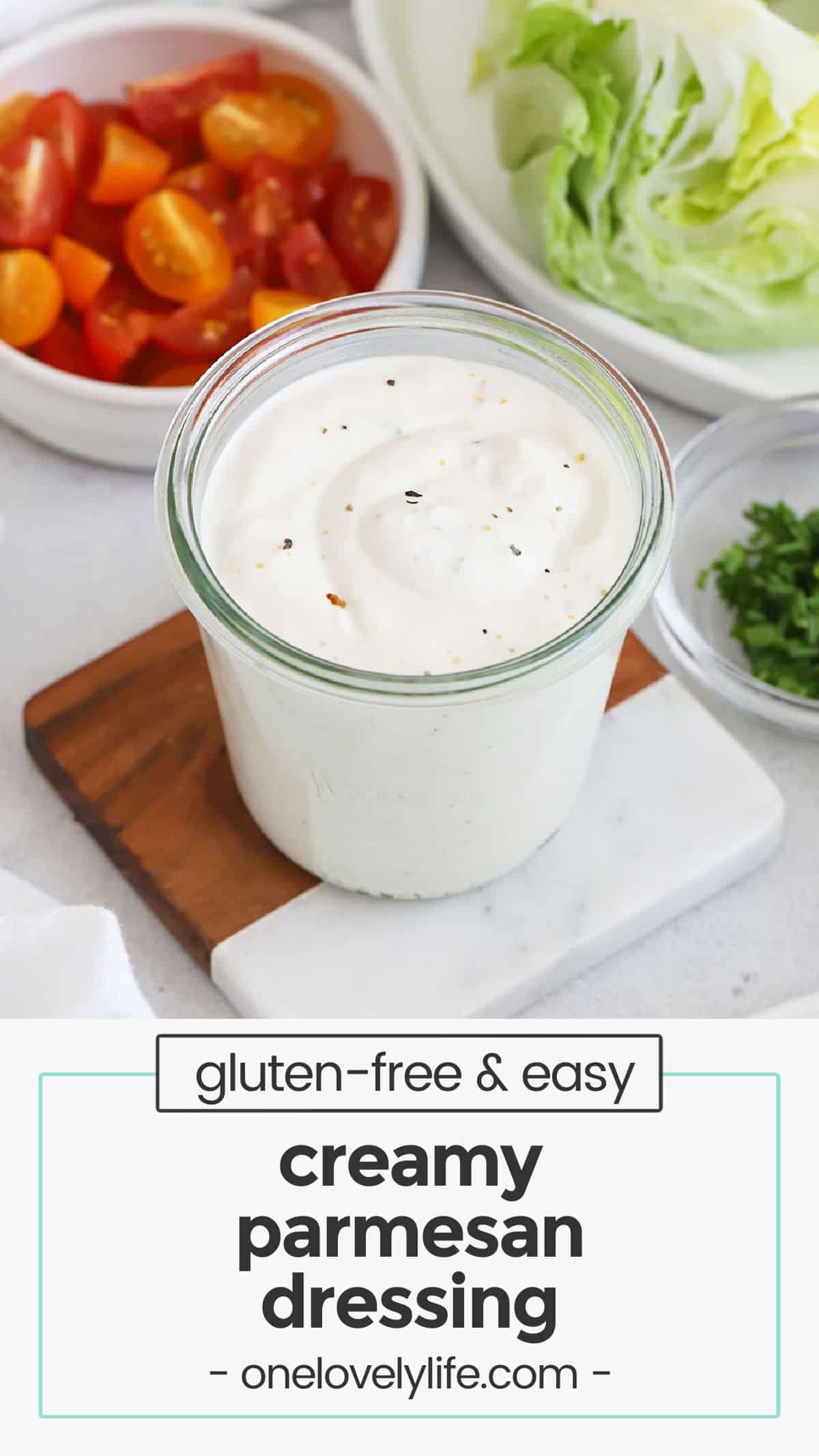 Creamy Parmesan Dressing (Quick & Easy Recipe!)