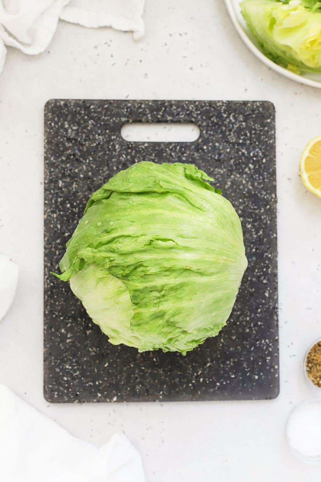 How To Wash And Cut Lettuce For Wedge Salad • One Lovely Life
