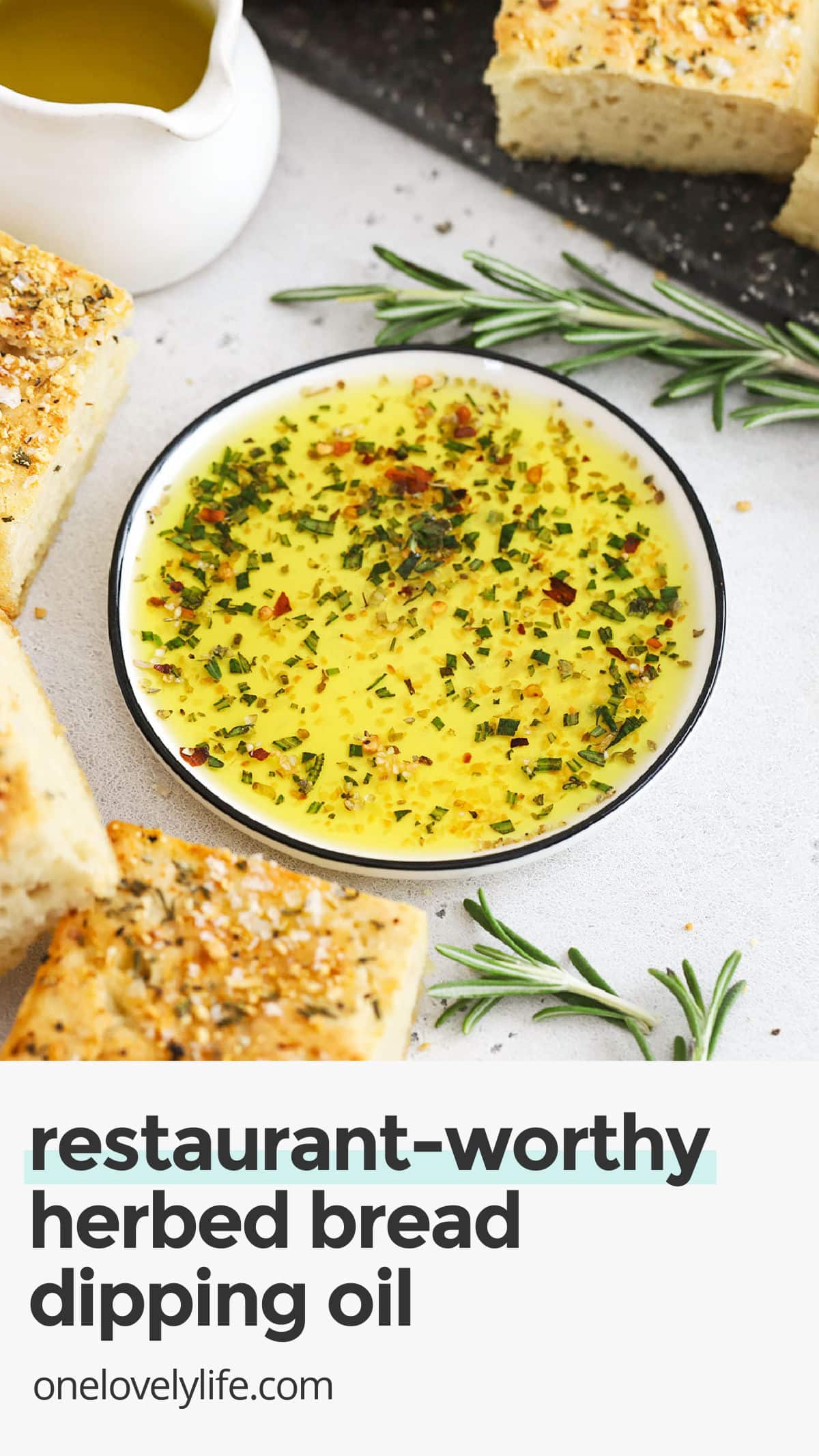Easy Herbed Dipping Oil For Bread (Restaurant-Style)