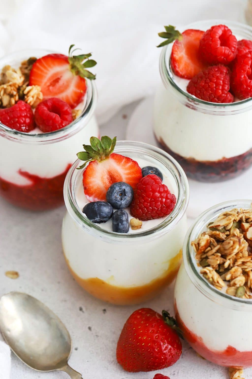 Homemade Fruit On The Bottom Yogurt Cups (Meal Prep!)