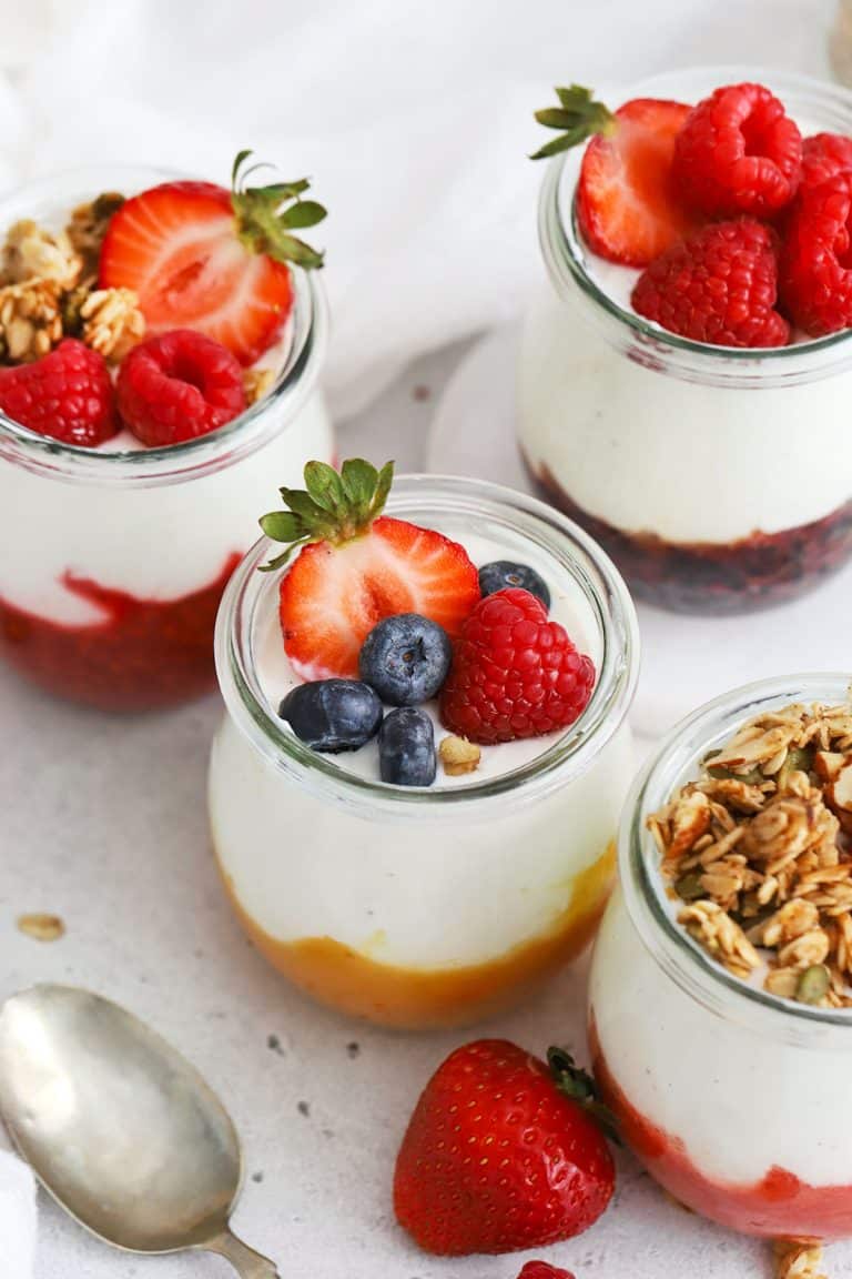 Homemade Fruit On The Bottom Yogurt Cups (Meal Prep!)