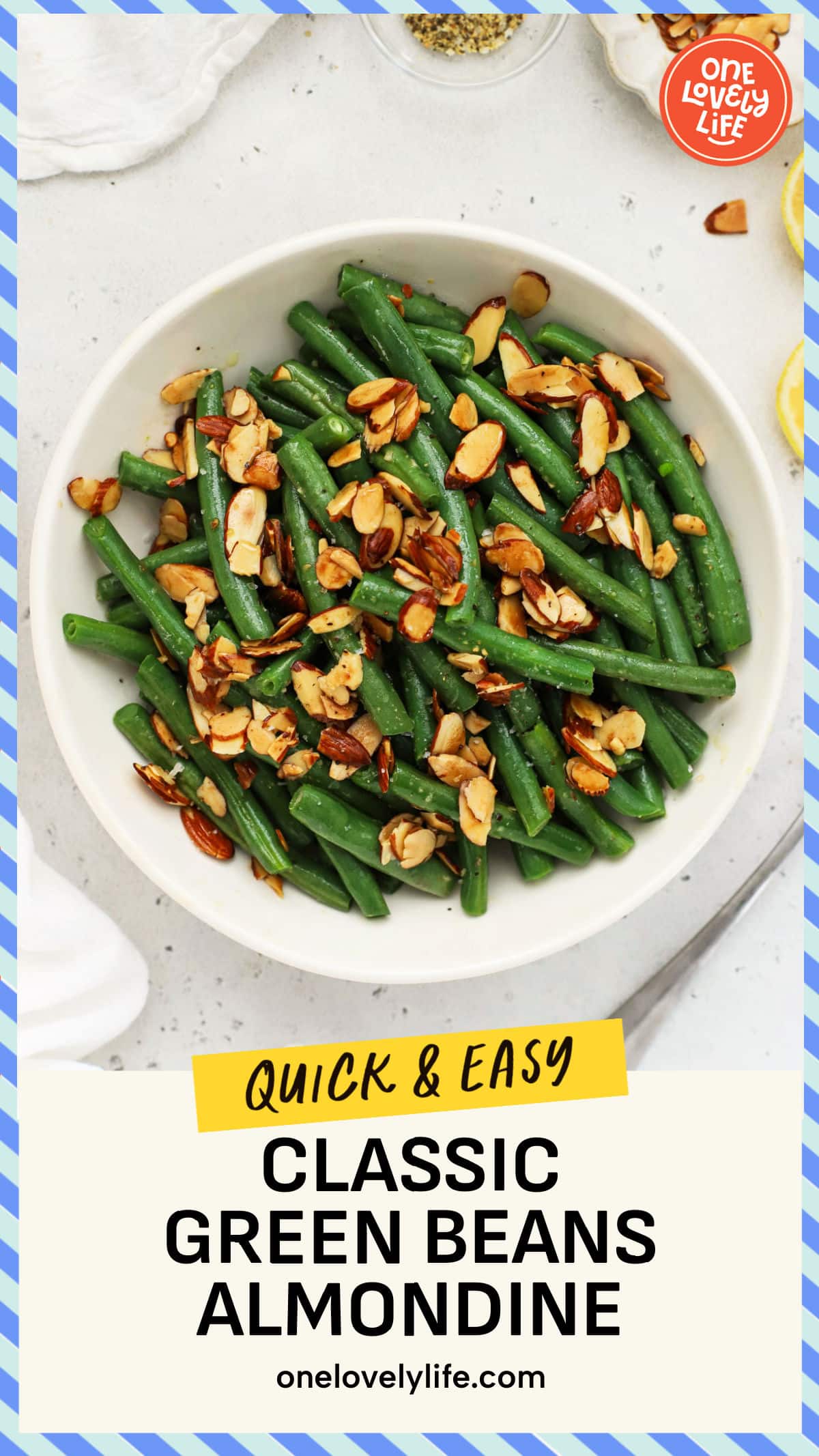 Quick & Easy Green Beans Almondine (Amandine Recipe)