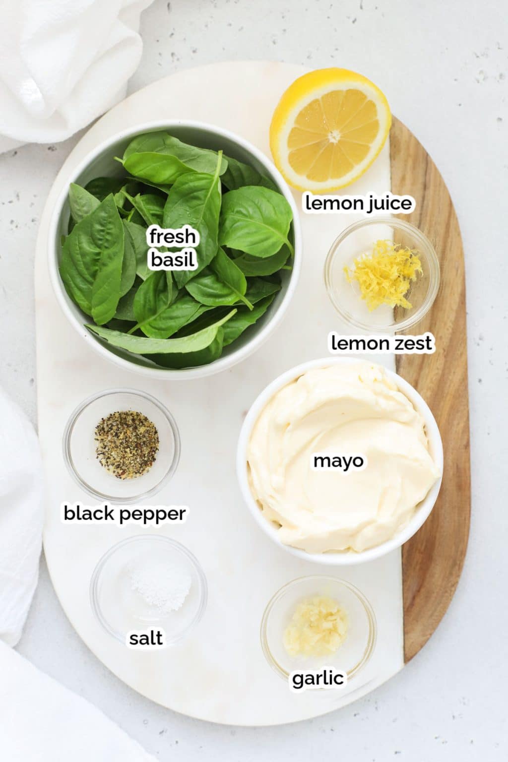 Easy Fresh Basil Mayo (AKA Creamy Basil Aioli!)