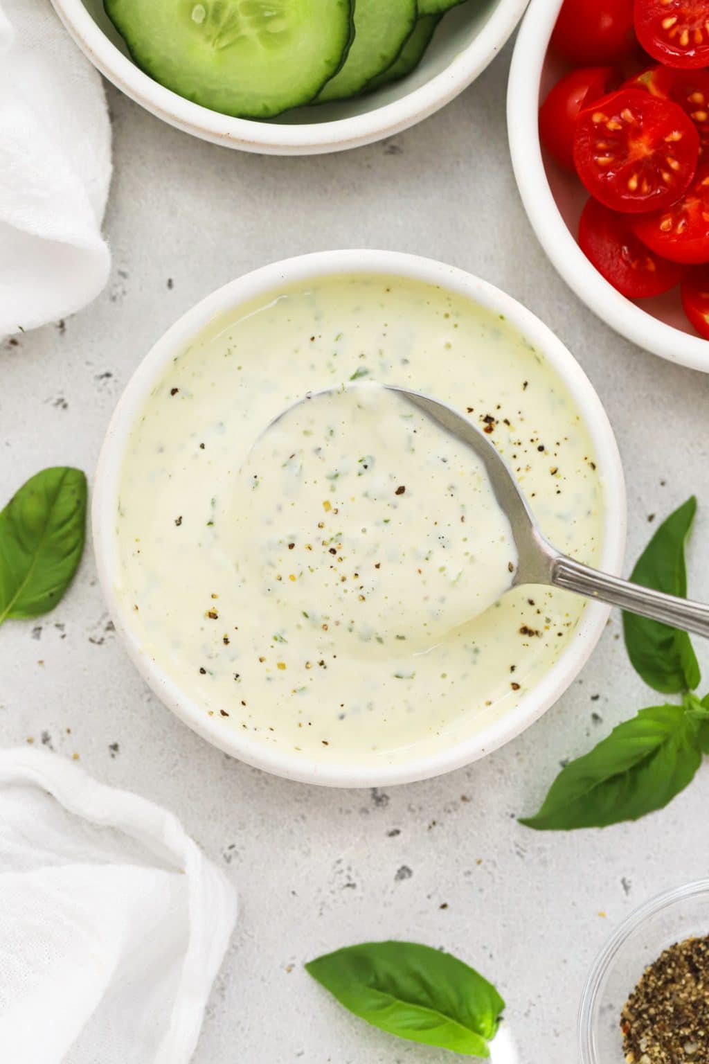 Easy Fresh Basil Mayo (AKA Creamy Basil Aioli!)