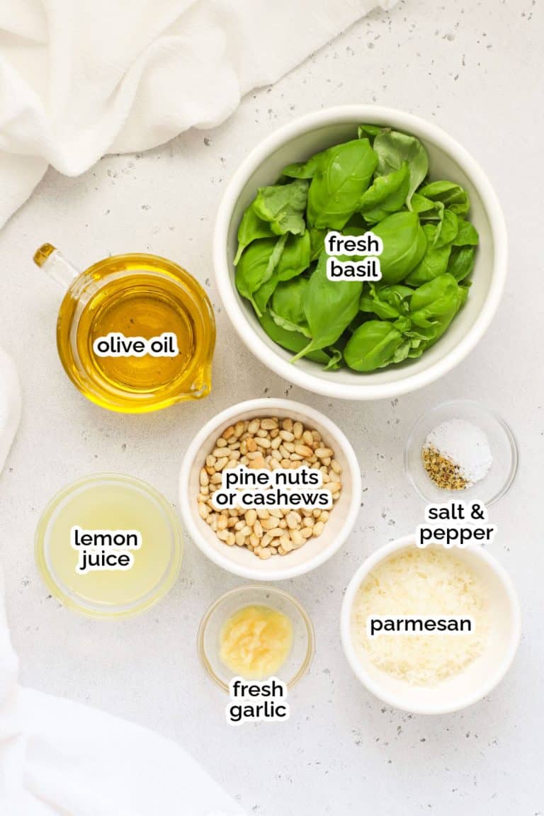 Easy Homemade Basil Pesto (5 Minute Recipe!)