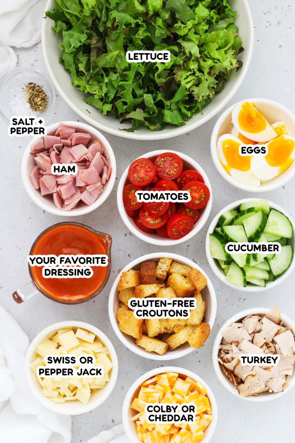 Classic Chef Salad Recipe (aka The EASIEST Dinner!)