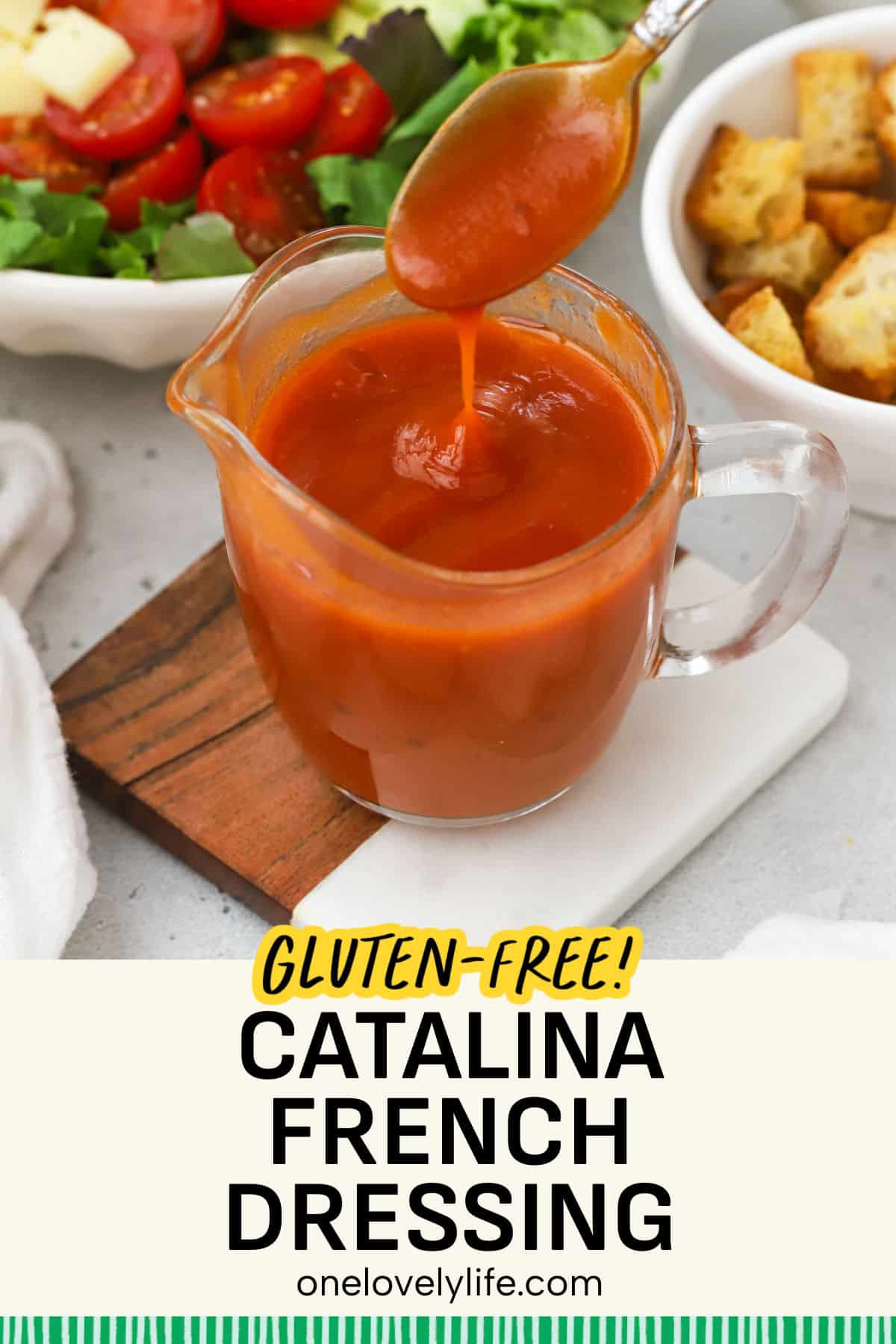 Easy Homemade French Catalina Dressing (Lower Sugar!)