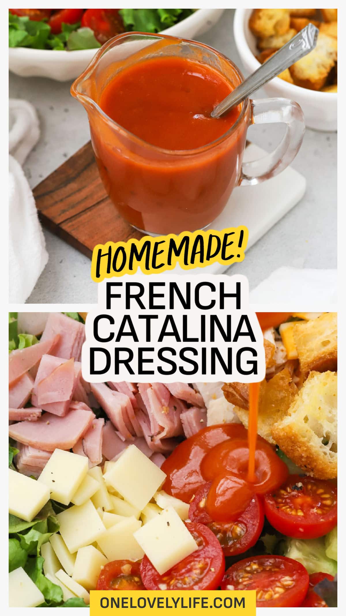 Easy Homemade French Catalina Dressing (Lower Sugar!)