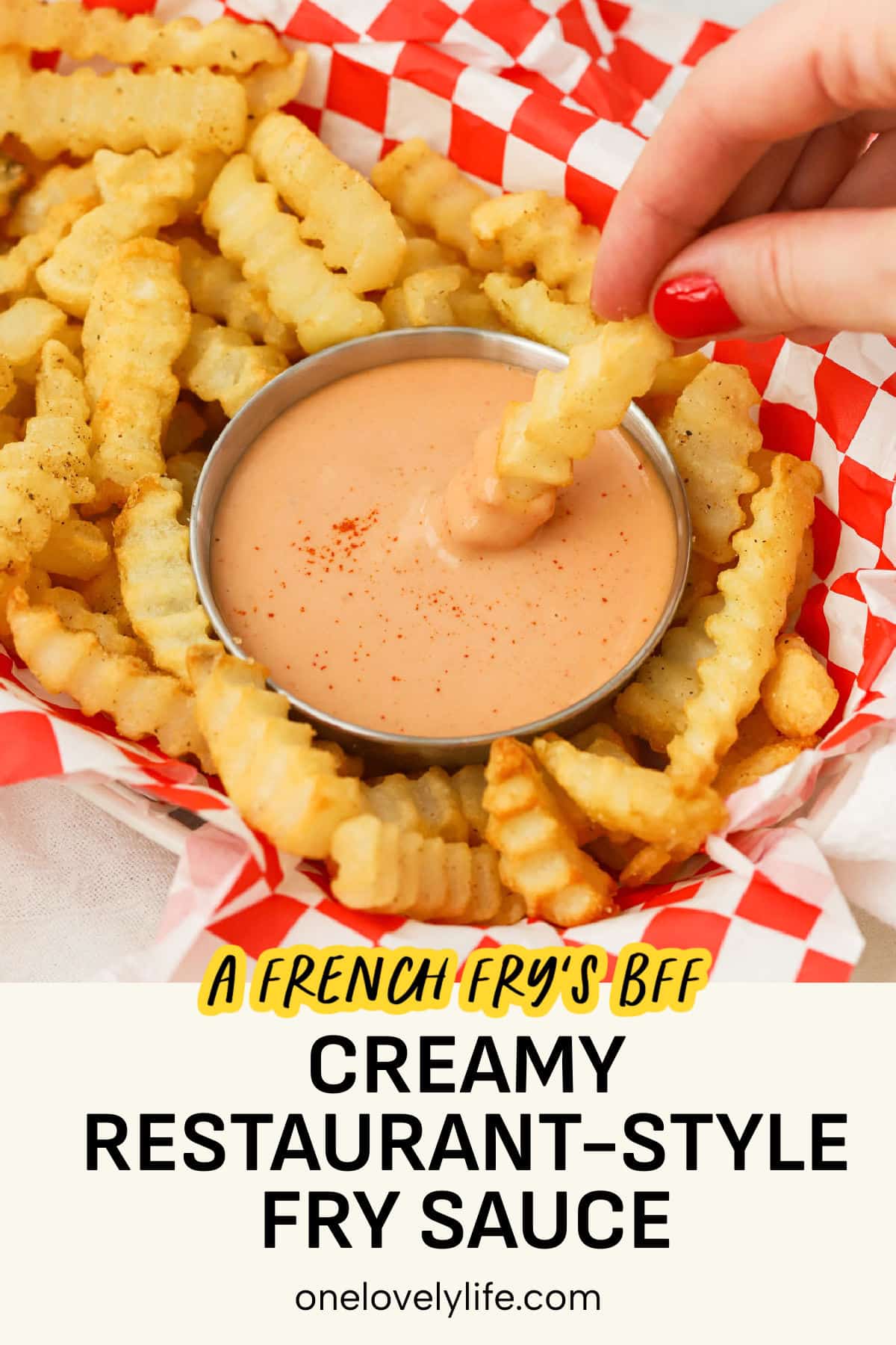 Classic Fry Sauce (Easy French Fry Dipping Sauce!)