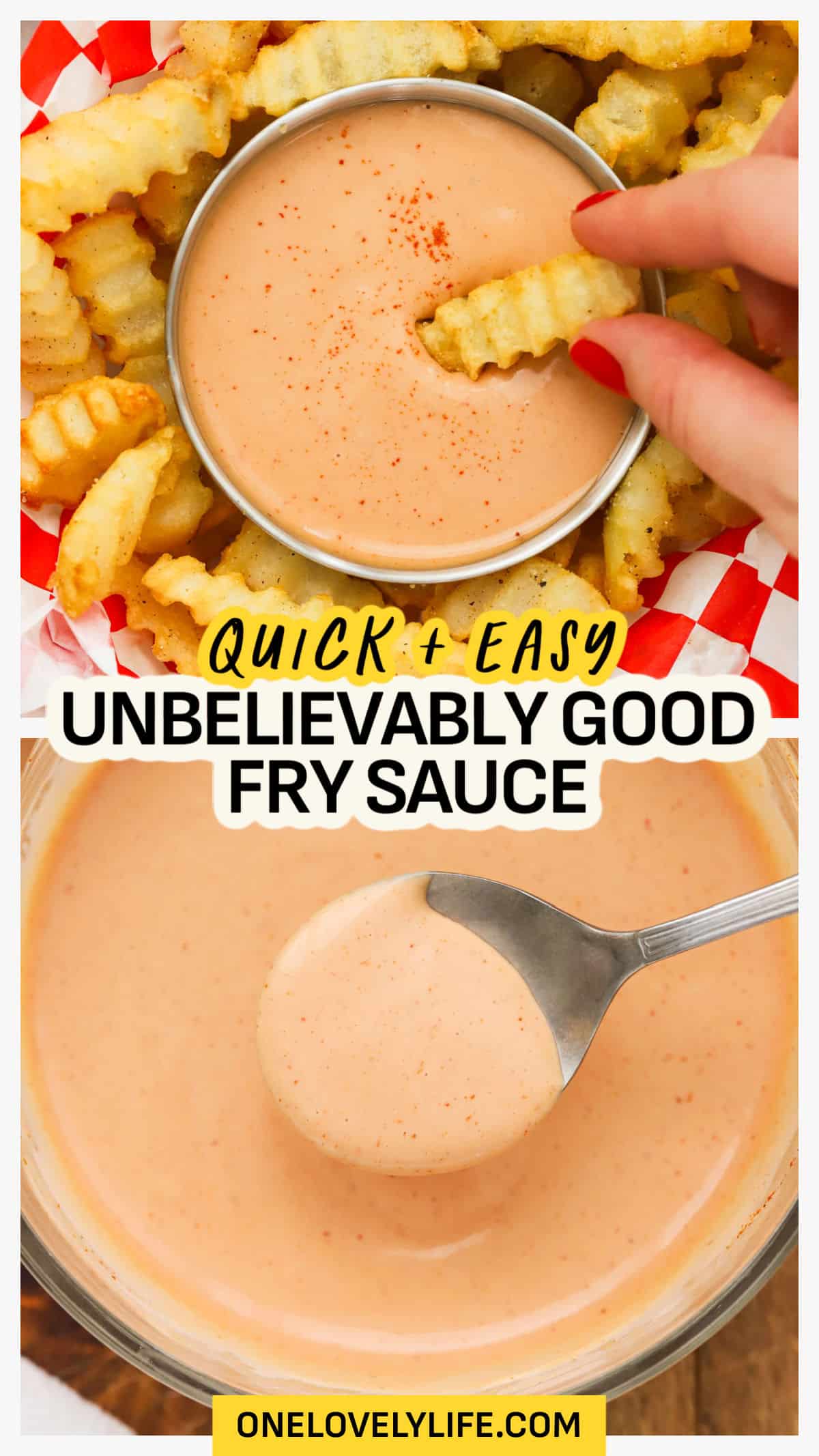Classic Fry Sauce (Easy French Fry Dipping Sauce!)